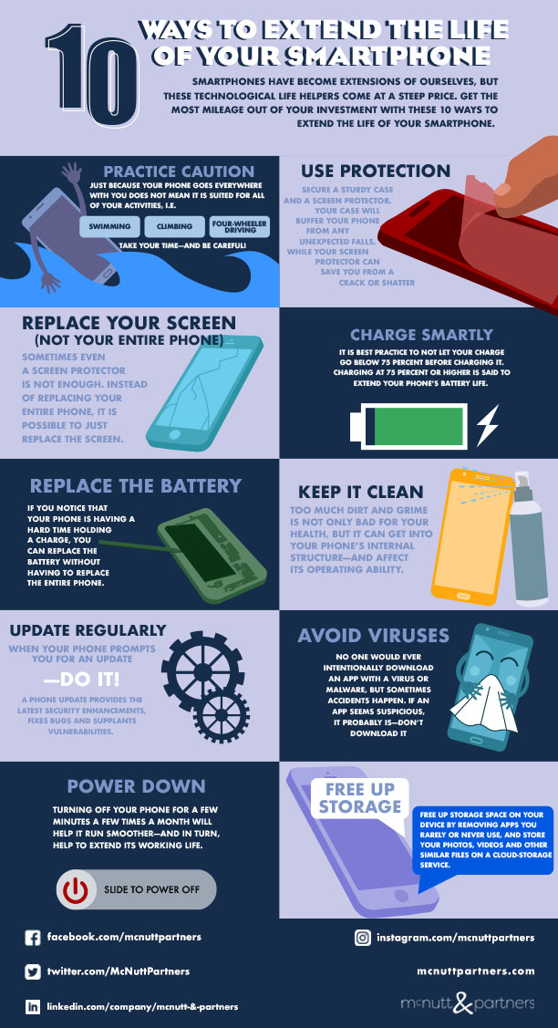 10 Ways to Extend the Life of Your Smartphone - McNutt & Partners